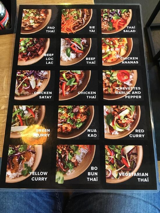 Menu at Pitaya restaurant, Ferney-Voltaire