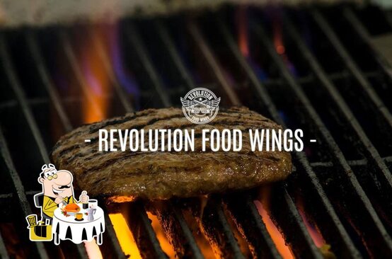 Menu at Revolution Burger restaurant, Monterrey