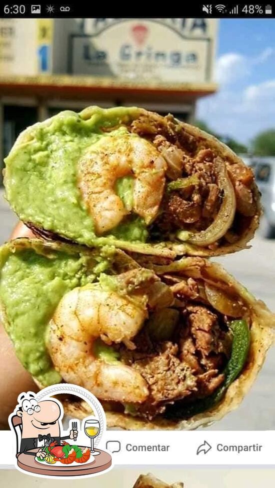 Carta del restaurante La Gringa Tacos y Algo Más, Ciudad Acuña