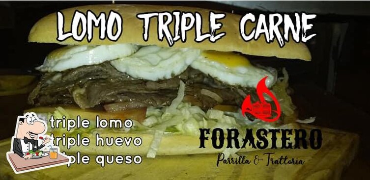 Menu at FORASTERO PARRILLA RESTAURANTE, Catriel