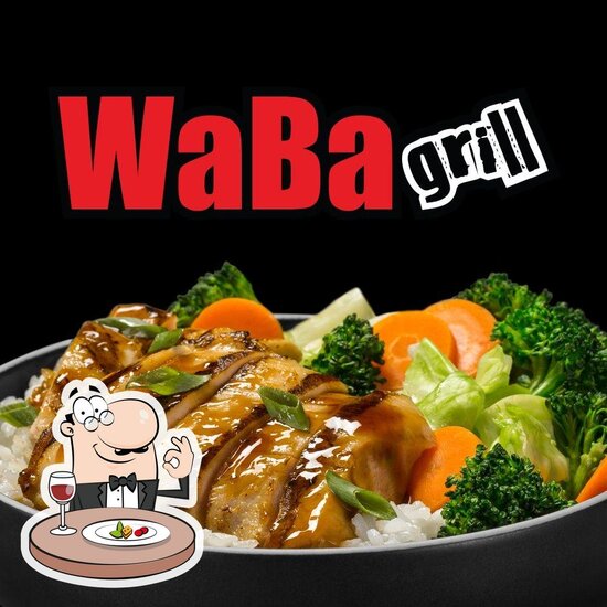Menu at WaBa Grill fast food, Pico Rivera, Slauson Ave