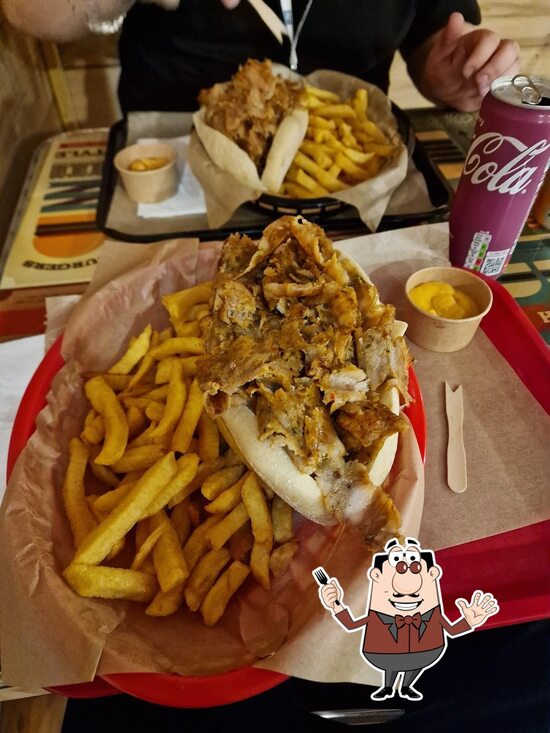Menu au Barak à frites, Laon