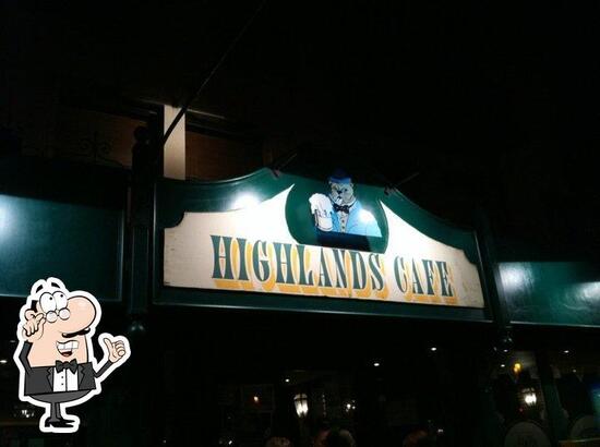 Menu at Highlands Café Pub, Rouen