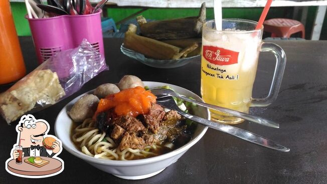 Menu at Pak Eko restaurant, Indonesia, 245X+3HC
