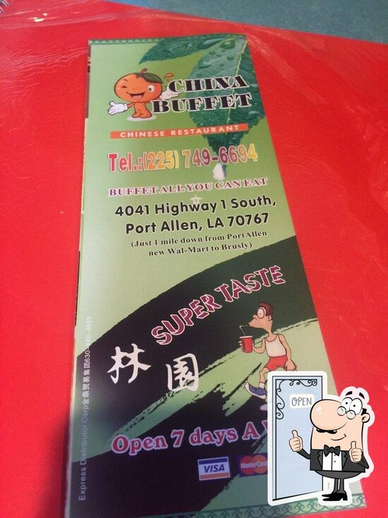 Menu at Super Taste restaurant, Baton Rouge