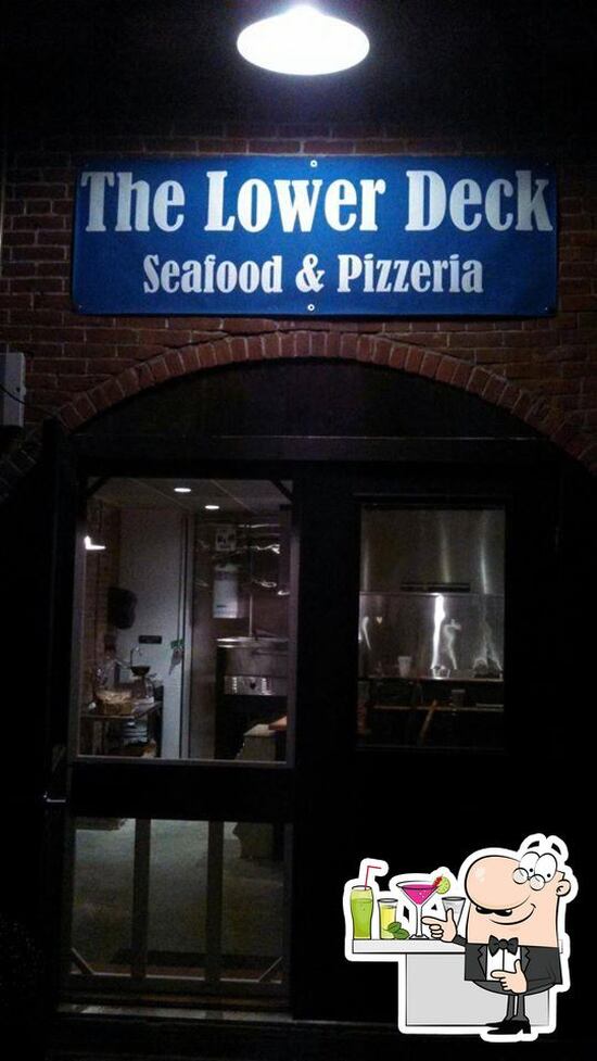 Menu at The Lower Deck restaurant, Waldoboro
