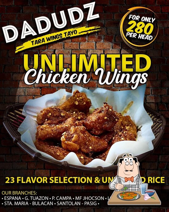 Dadudz Unli Wings Espana, Manila - Restaurant menu, prices and reviews