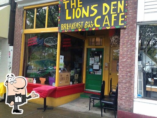 Menu at The Lion's Den Cafe, Vancouver