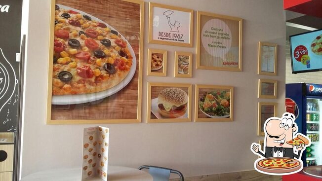 Menu em Telepizza restaurante, Albufeira