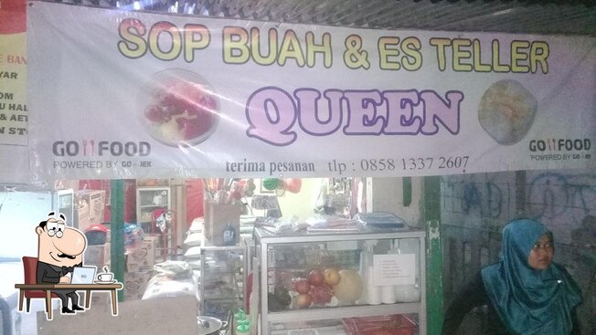 Menu at Sop buah queen restaurant, South Tangerang