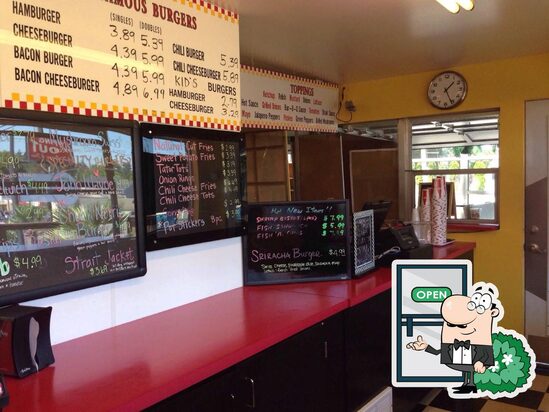 Menu at Flipping Out Burgers & Fries restaurant, Tacoma