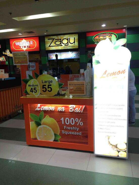 Menu at Lemon na Bai, Lapu-Lapu City, Supermarket