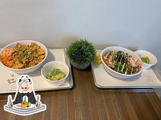 Menu at Okii poke restaurant, Webster, FM 528 STE#C
