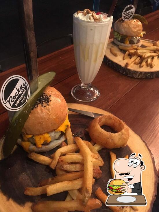 Menu at Rock Me Burgers & Bar, Chiang Mai