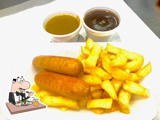 Menu at Valley Chippy restaurant, Atherton