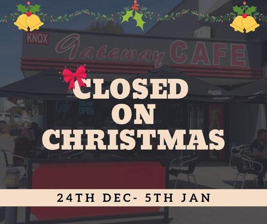 Menu at Knox Gateway Cafe, Knoxfield