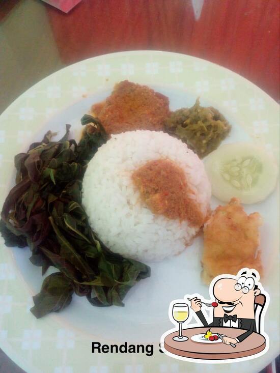 Menu at Nasi Rendang "LAROS BWI" restaurant, Banyuwangi