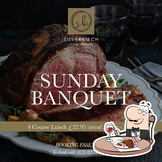 Menu at Silverbirch Hotel restaurant, Omagh