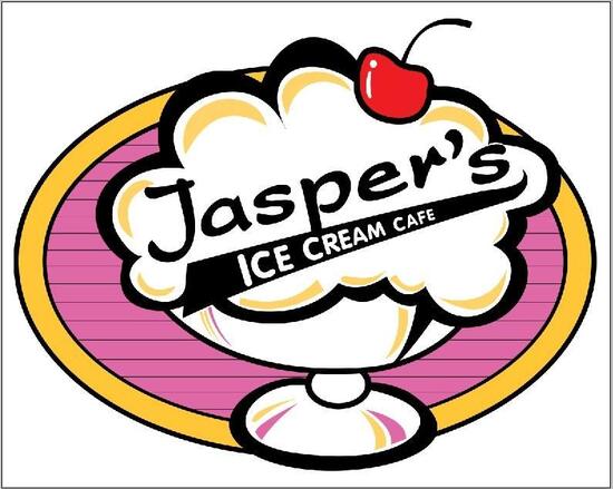 Menu at Jasper's Ice Cream Cafe, Mueang