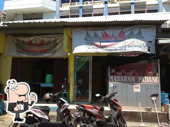 Menu at RM Padang Ampera Lembah Gumanti restaurant, Semarang