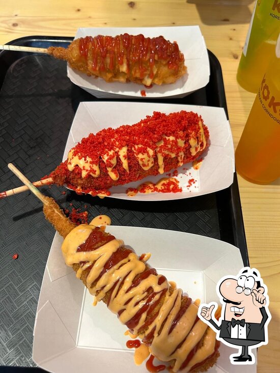 Menu at Kokomo Korean Corn Dog, Mochi Donuts & Boba Tea restaurant, Midland