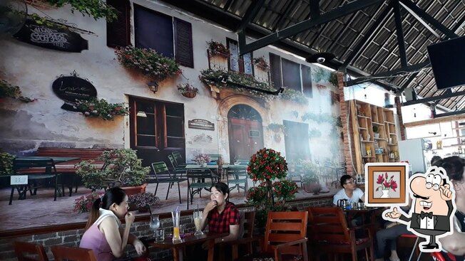 Menu at Rubi Coffee cafe, Kon Tum