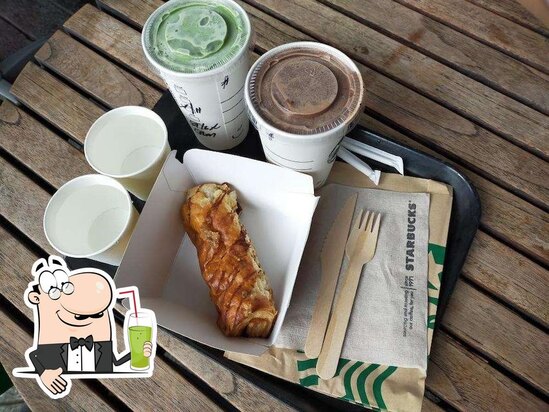 Menu at Starbucks cafe, Makati, 6750 Ayala Ave