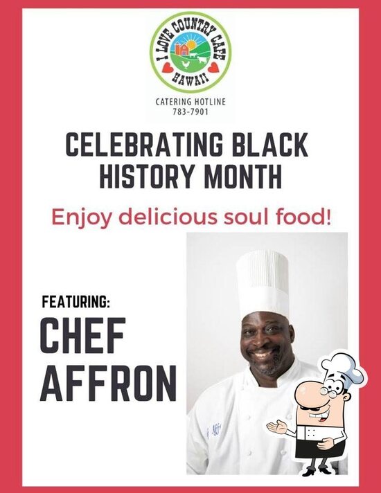 Menu at Affron's Soul Food restaurant, Aiea