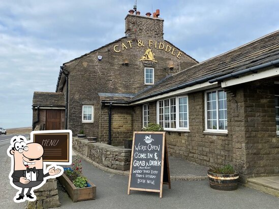 Menu at Cat & Fiddle restaurant, Macclesfield Forest and Wildboarclough