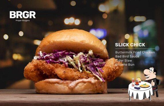 Menu at BRGR restaurant, Cebu City, N Escario St