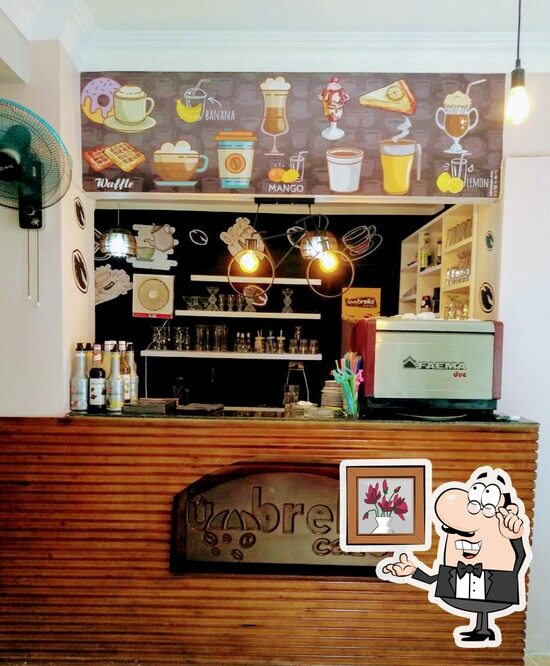 Menu at umbrella cafe, Faiyum