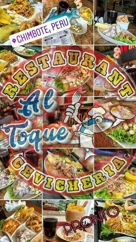 Menu at Al Toque Pez restaurant, Chimbote