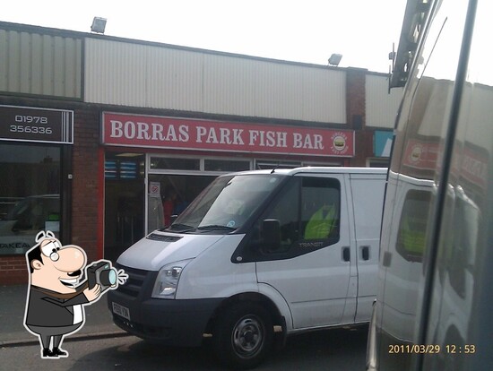 Menu at Borras Park Fish Bar, Wrexham