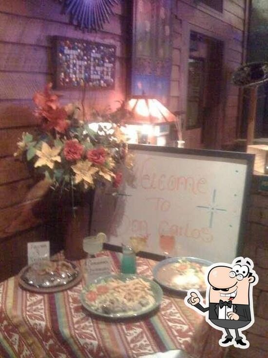 Menu at Don Carlos restaurant, Waco