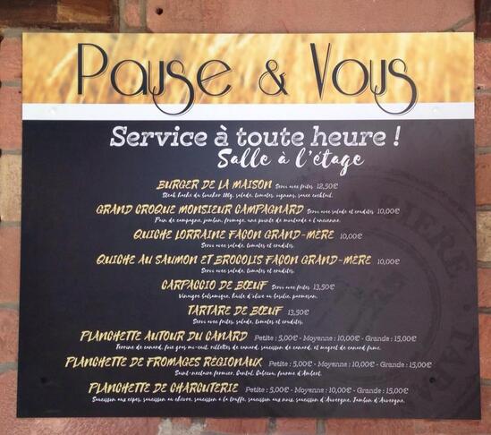 Menu at Le Saint-Pierre restaurant, Collonges-la-Rouge
