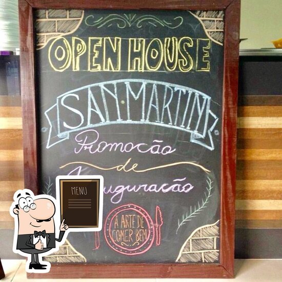 Menu at San Martin - Restaurante, Santos