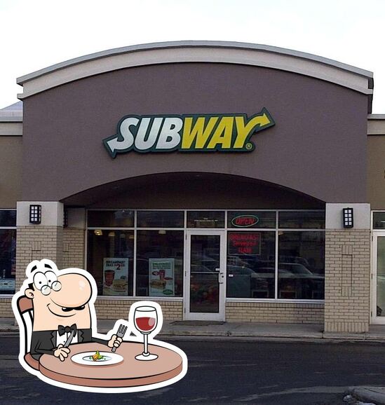 Menu at Subway fast food, Calgary, Symons Valley Rd NW Unit 114
