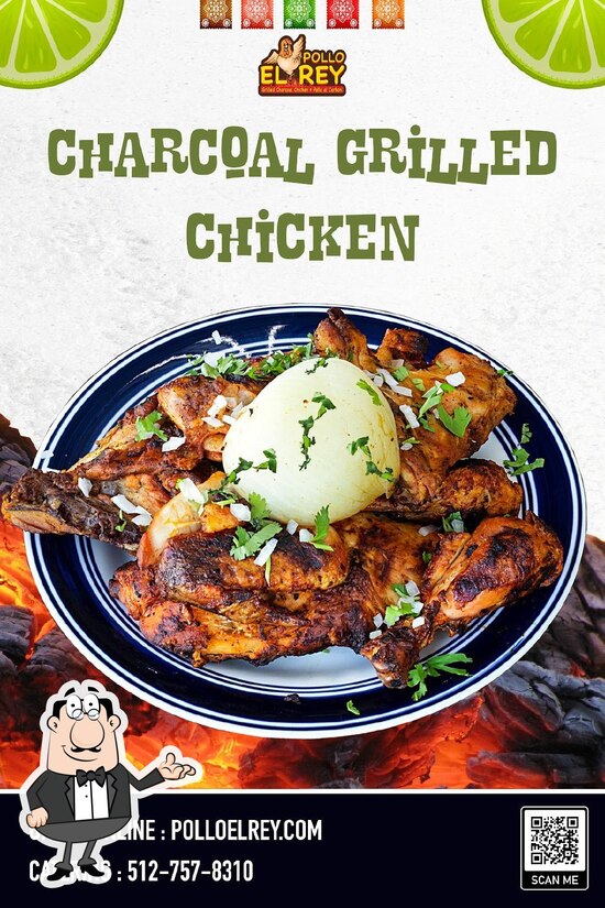 Pollo El Rey - Charcoal Grilled Chicken, San Marcos - Restaurant menu ...