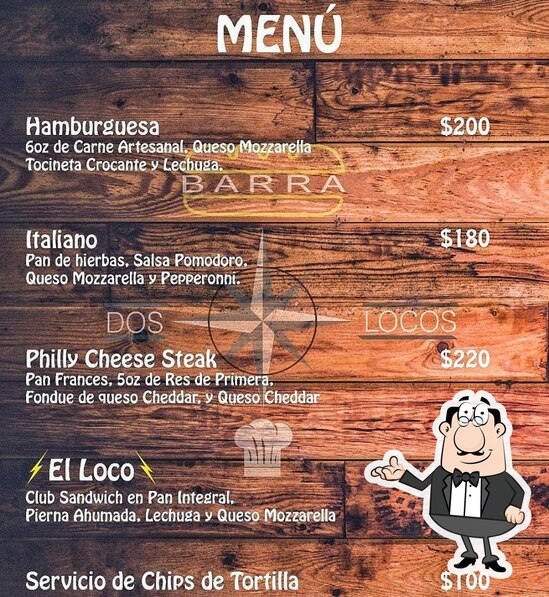 Sandwicheria Dos Locos, Santiago De Los Caballeros - Menú del ...