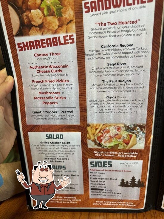 Menu at Timber Charlie's Food & Spirit pub & bar, Newberry