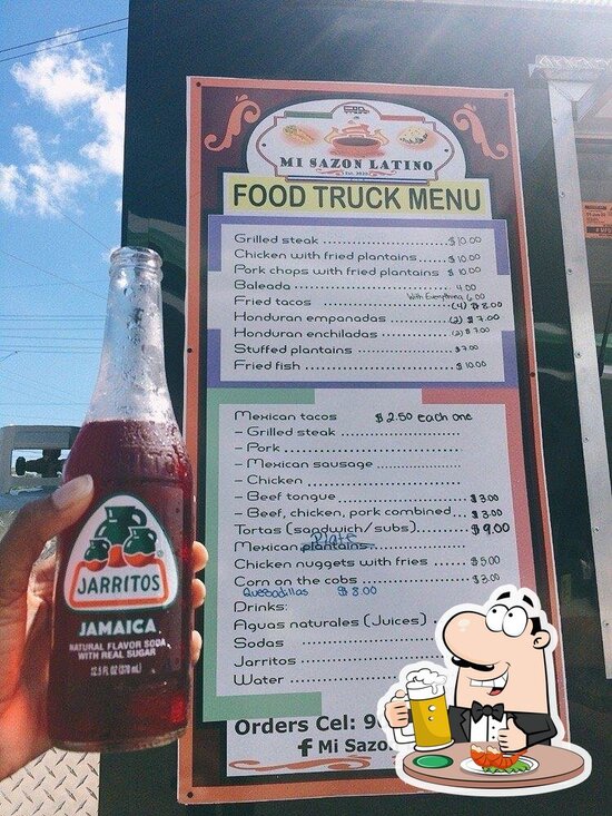 Menu at Mi Sazon Mexican Food Truck restaurant, Jacksonville