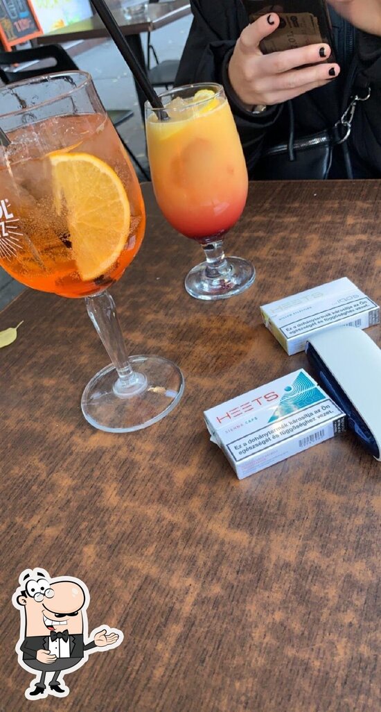 Menu at Gong Cafe 2, Budapest