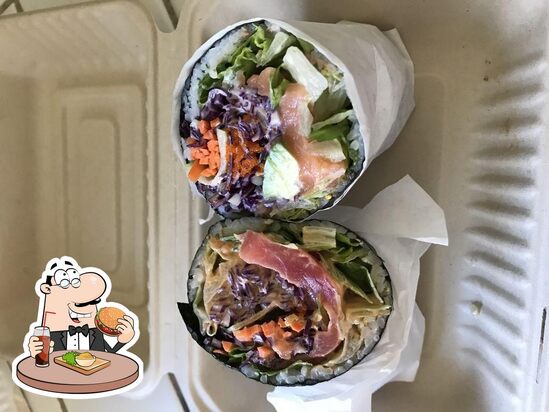 Menu at Rocket Roll restaurant, San Rafael
