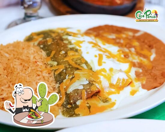 Menu at Casa Perico Mexican Grille restaurant, Yukon