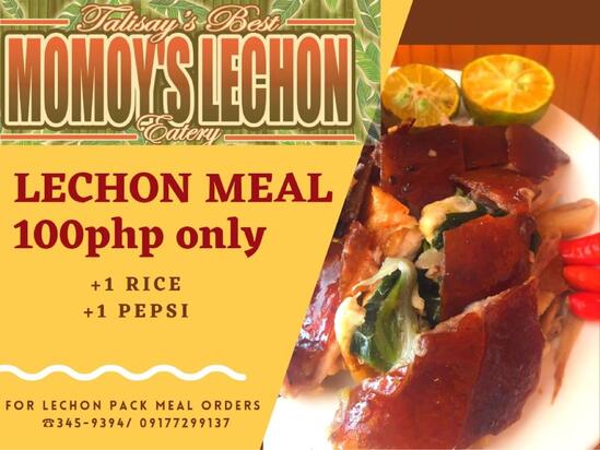 Menu at MOMOY'S LECHON restaurant, Talisay City