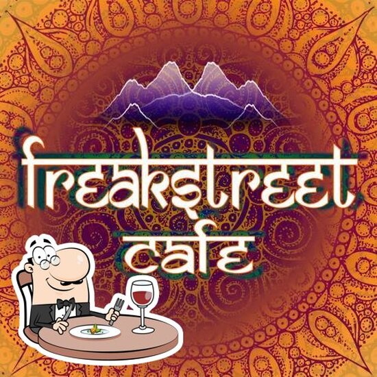 Menu at Freak Street Cafe, Sheffield