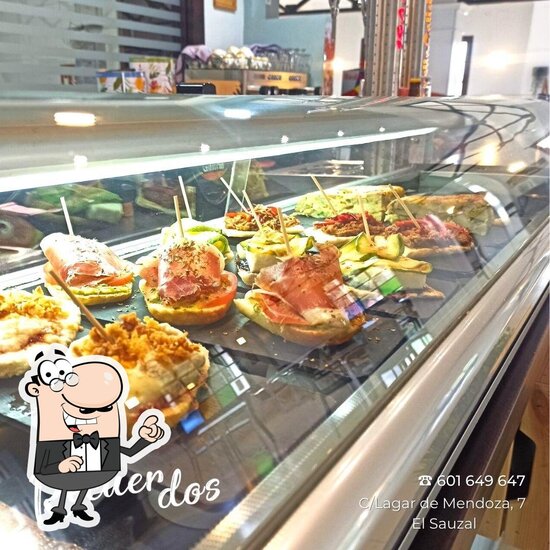 Menu at Recuerdos cafeteria, El Sauzal