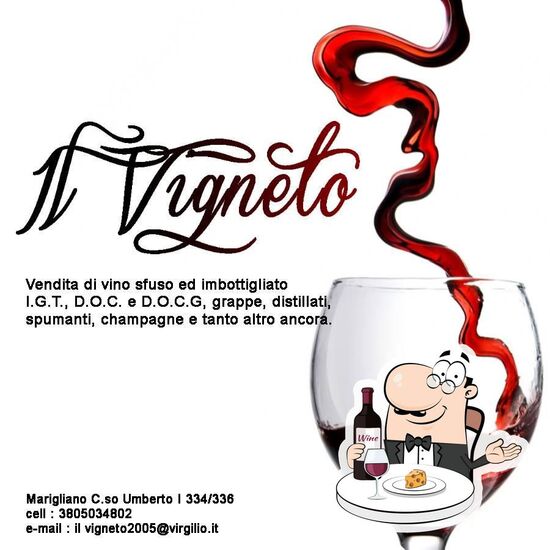Menu da Il Vigneto ristorante, Marigliano