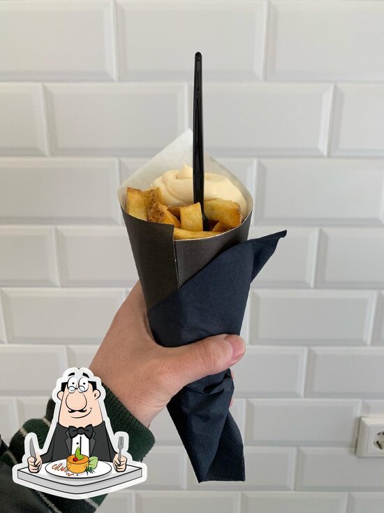 Menu at Frites Unique, Rotterdam
