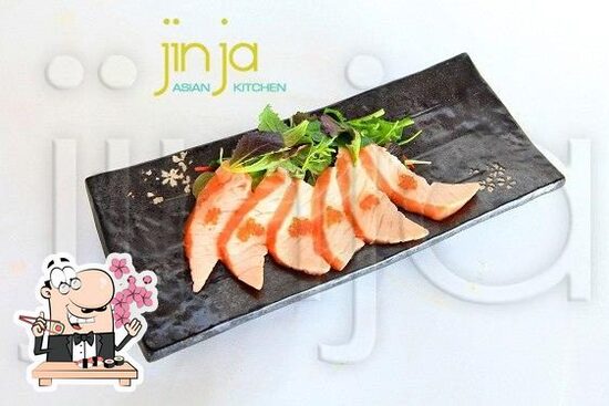 Jinja restaurant, Dubai, P1-LS-05 - Restaurant menu